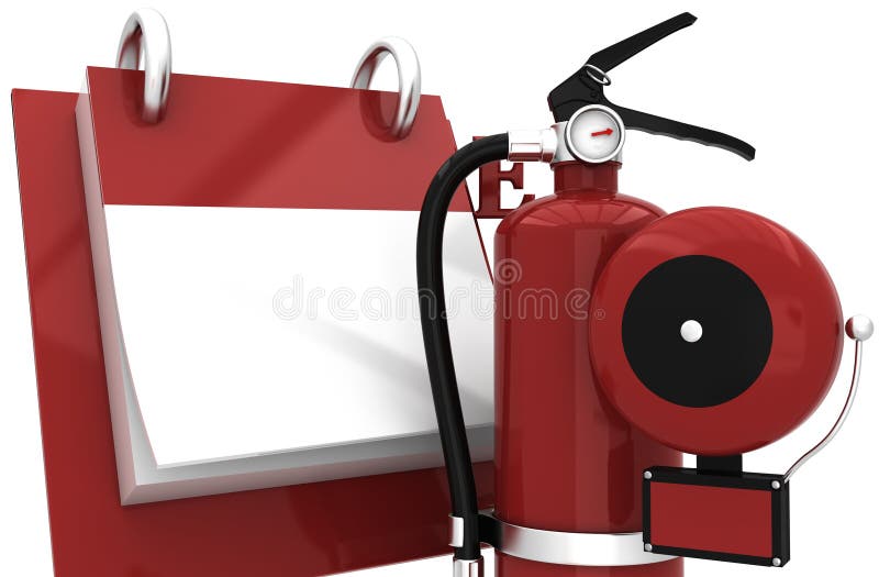 The concept of fire safety stock illustration. Illustration of ...