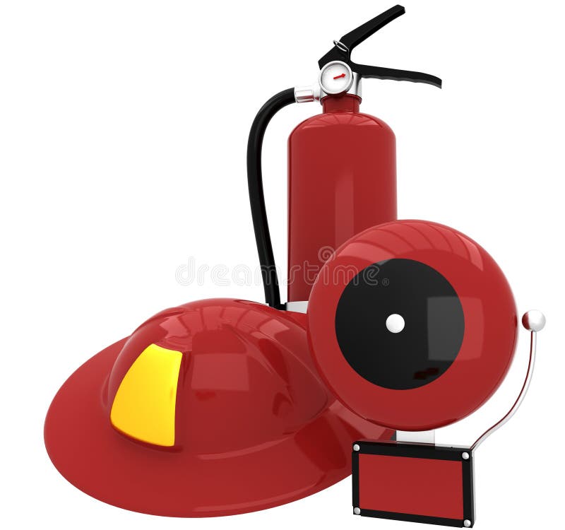 The concept of fire safety stock illustration. Illustration of ...