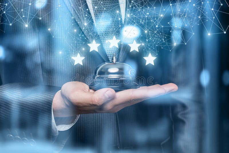 The Concept of Five Star Service Stock Photo - Image of people ...