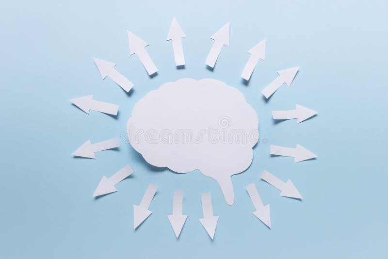 Concept of Focus Attention Memory with Many Paper Arrows Pointing To ...