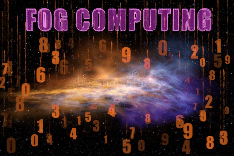 Concept of it Fog Computing Stock Illustration - Illustration of ...