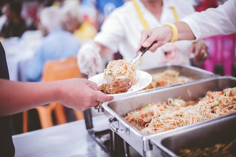 Concept of Free Food Serving : Starvation Issues Help with Food ...