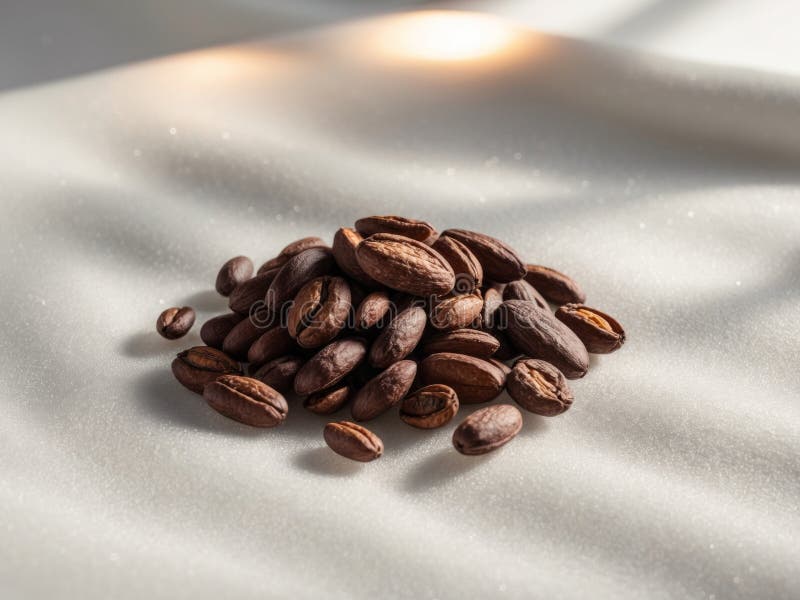 Concept of Fresh and Aromatic Food - Cacao Beans. Stock Image - Image ...