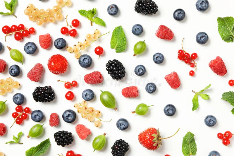 Concept of Fresh Food, Berries, Top View Stock Image - Image of ...