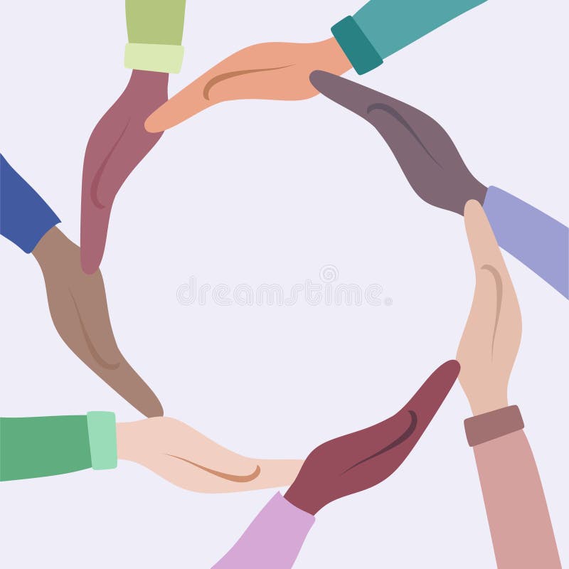 The Concept of Friendship, Equality and Unity Stock Vector ...