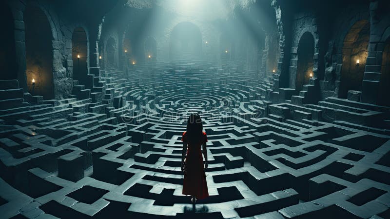 Concept of Future Expectations and Uncertainty. Stock Illustration ...