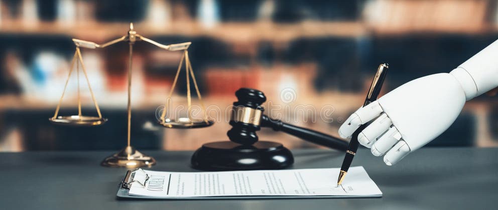 Concept of Future and Fair Justice System by Robotic Hand. Equilibrium ...