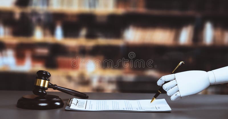 Concept of Future and Fair Justice System by Robotic Hand. Equilibrium ...