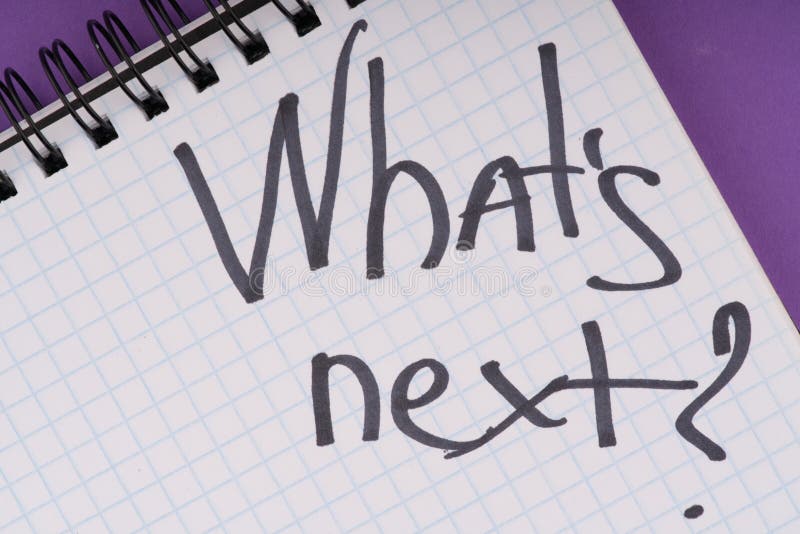 The Concept of the Future. the Inscription on the Notebook Sheet is ...