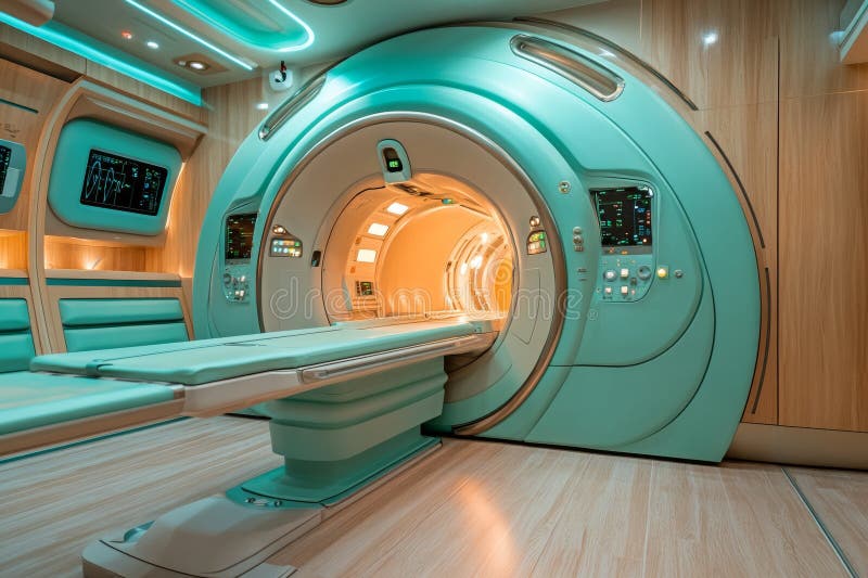 Concept of Future Medicine through Advanced MRI Scans Stock Photo ...