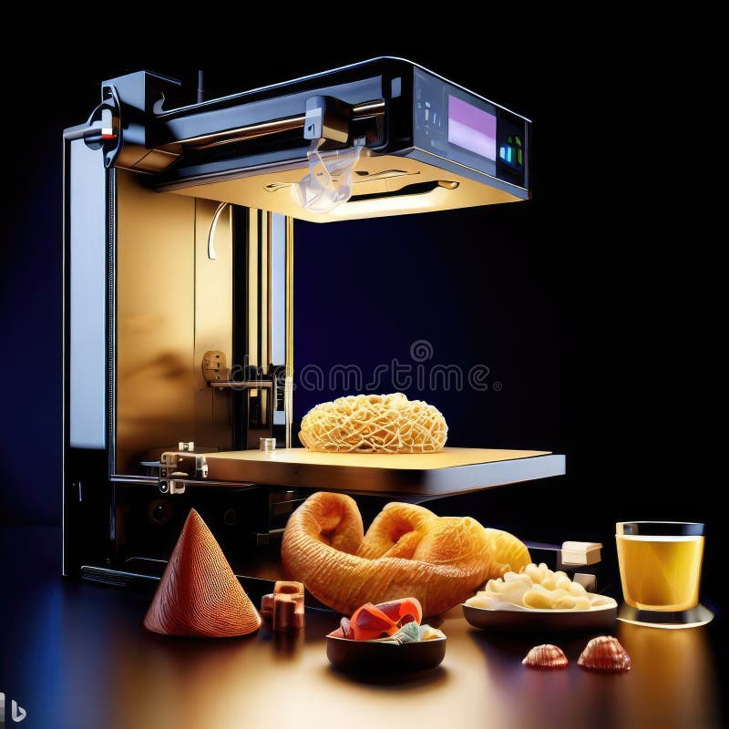 Concept of Futuristic and Sustainable Food Solution. Generated Ai Stock ...