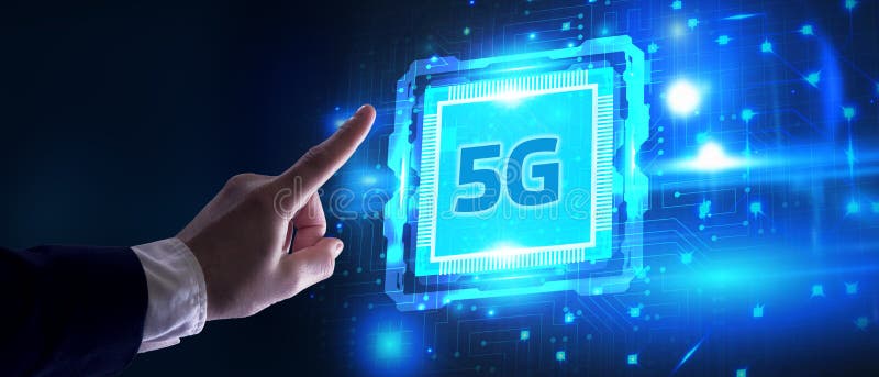 The Concept of 5G Network, High-speed Mobile Internet, New Generation ...