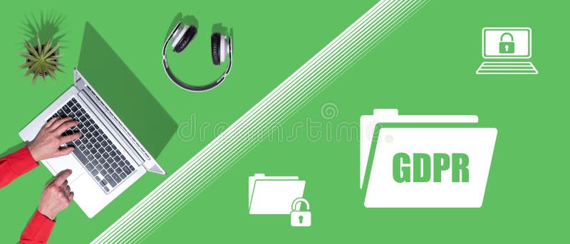 Concept of gdpr stock illustration. Illustration of gdpr - 351917199