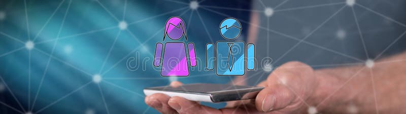 Concept of gender equality stock image. Image of diversity - 156903297