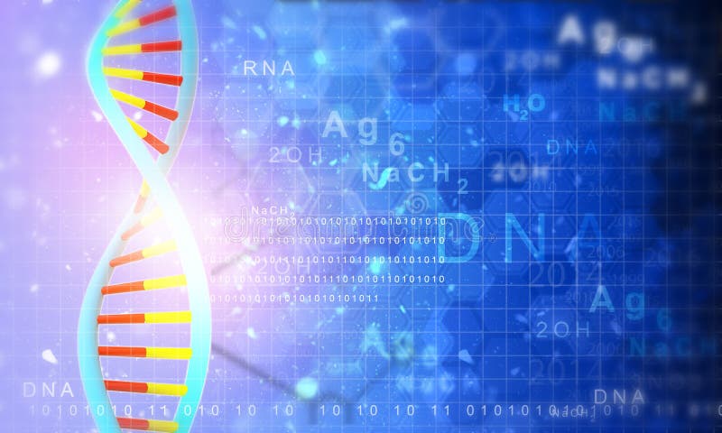 Concept of genetic science stock illustration. Illustration of mesh ...