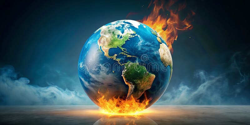 Concept of Global Boiling and Climate Change Creative AI Stock ...