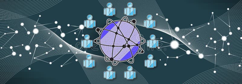 Concept of global business stock illustration. Illustration of global ...