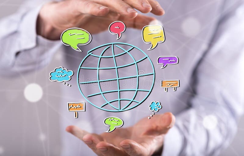 Global Communication stock photo. Image of communications - 429838