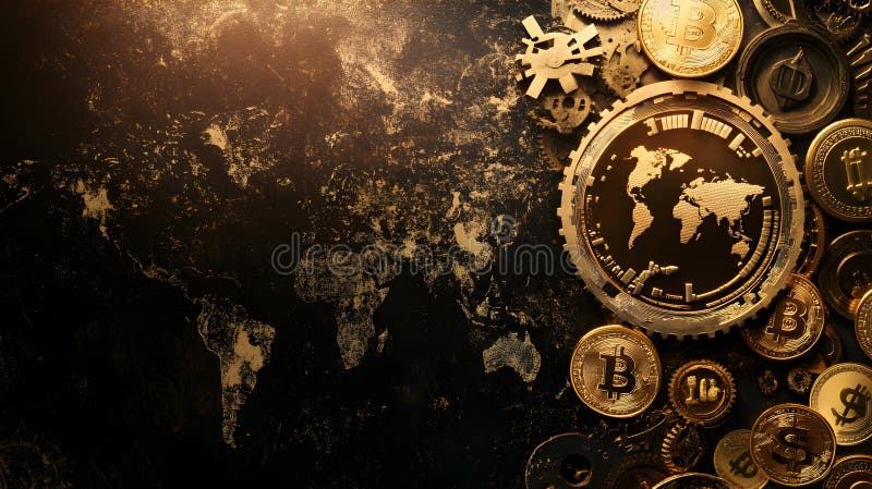 A Concept of Global Financial and Economic Growth Stock Illustration ...