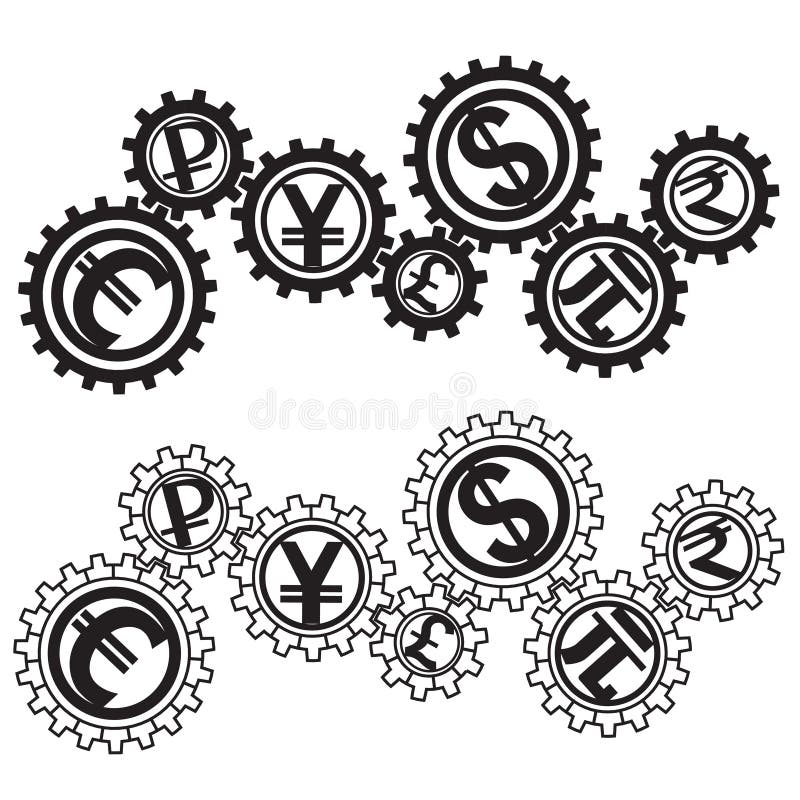 Concept of the Global Monetary System Stock Vector - Illustration of ...