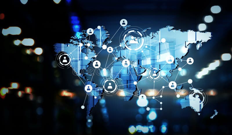 Concept of Global Networking Stock Photo - Image of symbol ...
