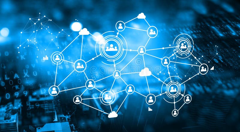 Concept of Global Networking Stock Illustration - Illustration of ...