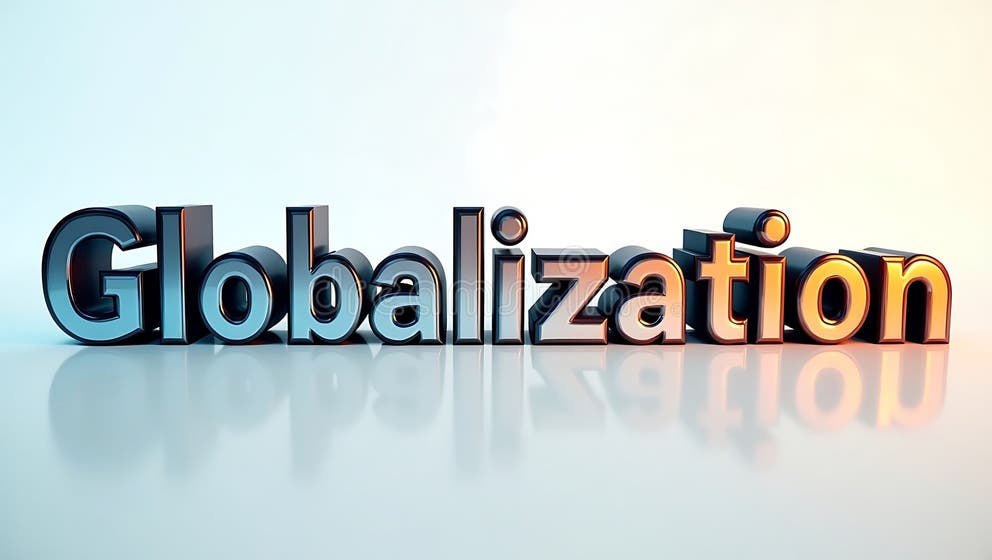 Concept of Globalization Highlighted through Modern Typography and ...
