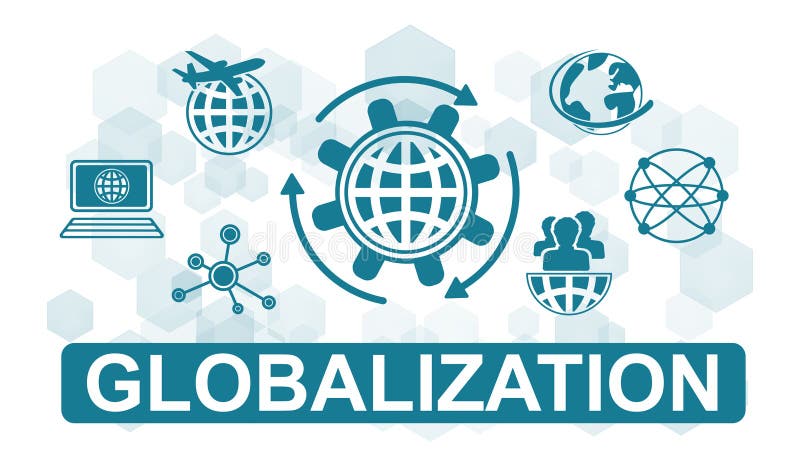 Concept of globalization stock illustration. Illustration of ...
