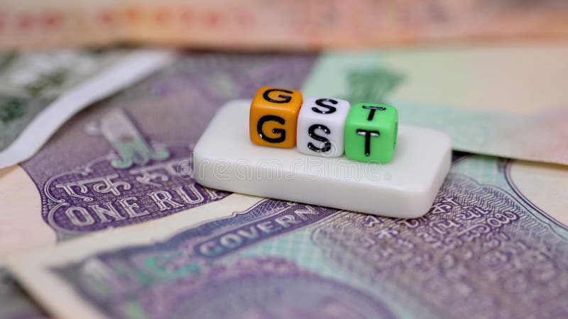 Concept of Goods and Services Taxes (GST) in India Created with Text ...