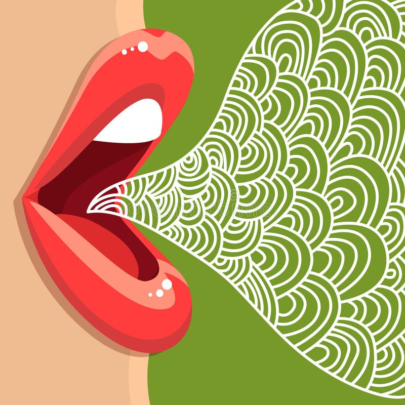 Concept of gossip stock vector. Illustration of open - 70052395