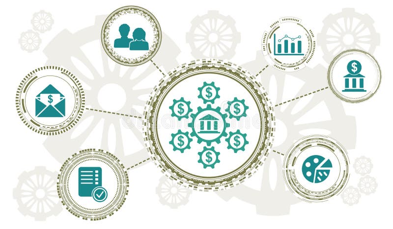 Concept of government aid stock illustration. Illustration of budgeting ...