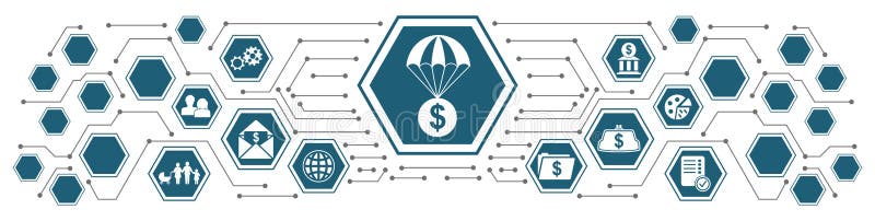 Concept of government aid stock illustration. Illustration of help ...