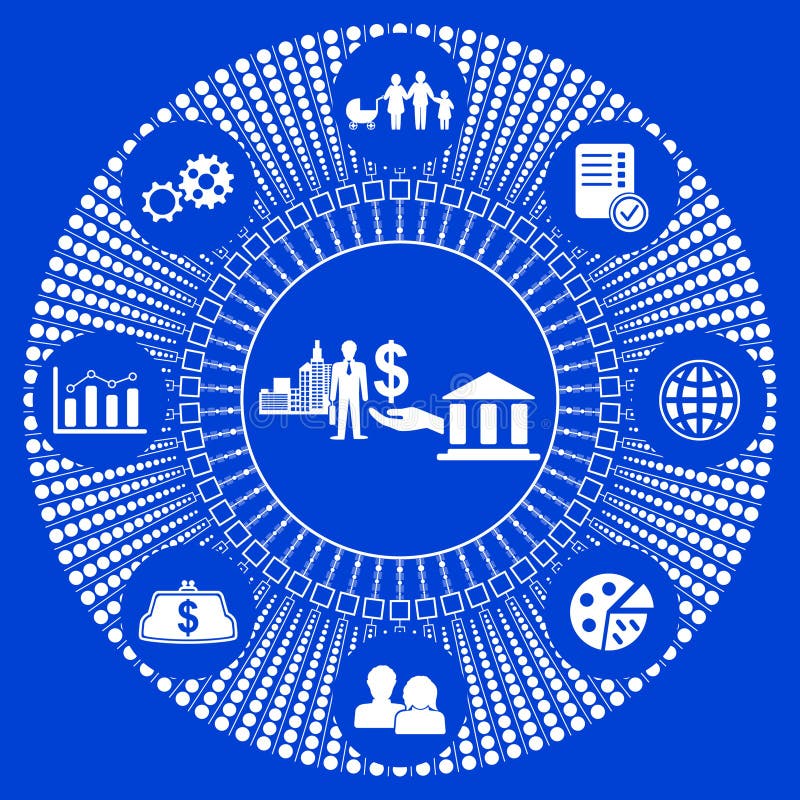 Concept of government aid stock illustration. Illustration of ...
