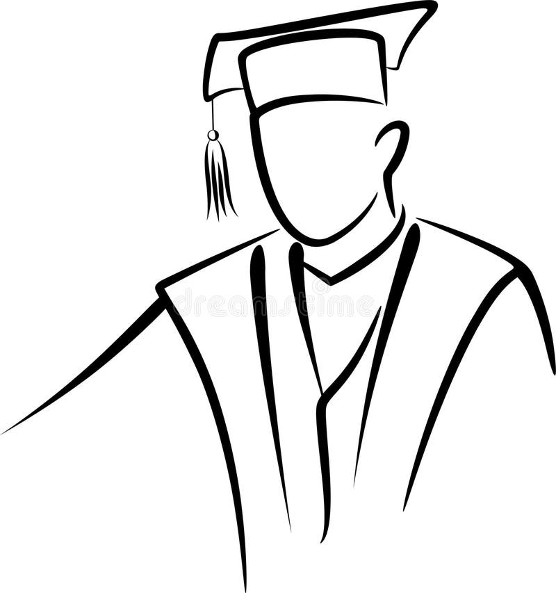 Concept gradué illustration de vecteur. Illustration du éducation ...