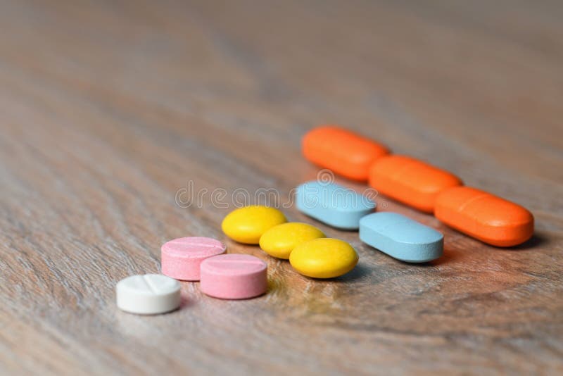 Concept Graphics of Multi-colored Tablets. Graph of the Increase in the ...