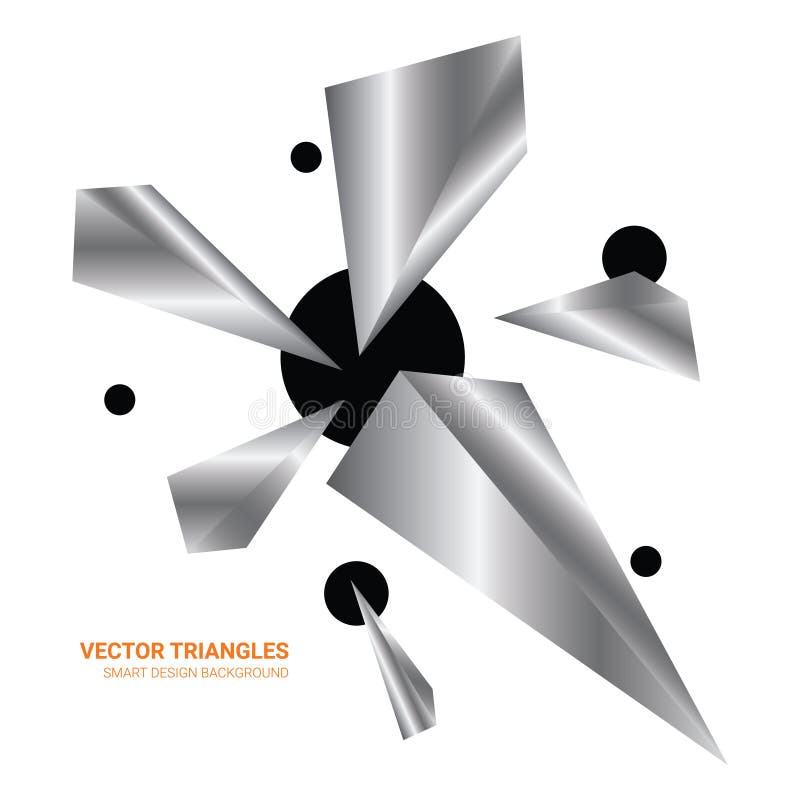 Concept Gray Polygon Dynamic Modern Style Template Stock Vector ...