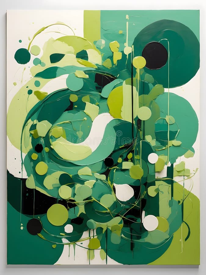 A Green Abstract High Resolution Wallpaper Stock Image - Image of ...