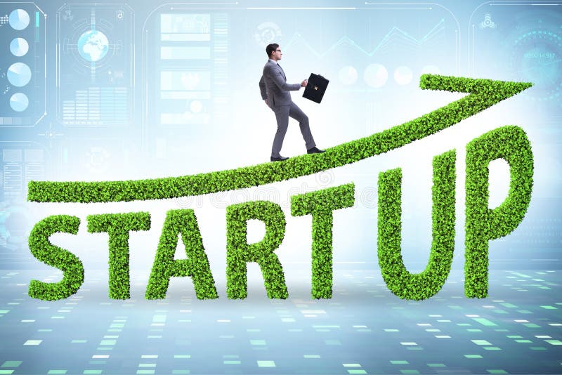 Concept of Green Start-up and Venture Capital Stock Photo - Image of ...