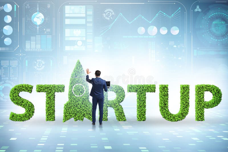 Concept of Green Start-up and Venture Capital Stock Image - Image of ...