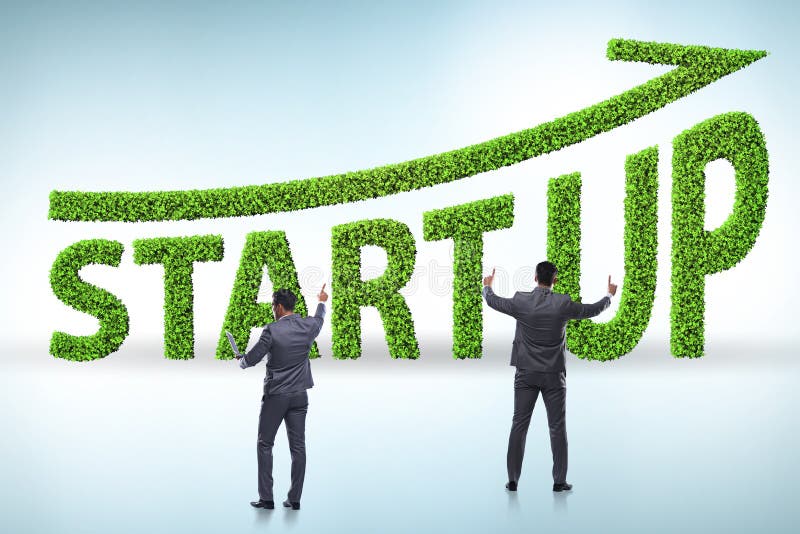 Concept of Green Start-up and Venture Capital Stock Image - Image of ...