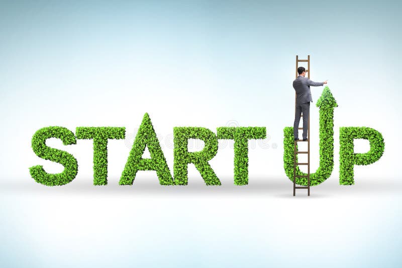 Concept of Green Start-up and Venture Capital Stock Image - Image of ...