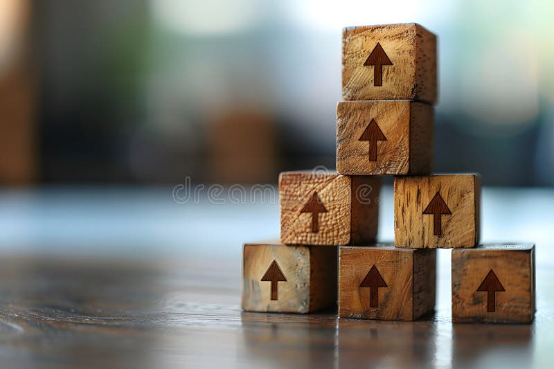 A Concept of Growing Businesses Steps by Steps Stock Image - Image of ...