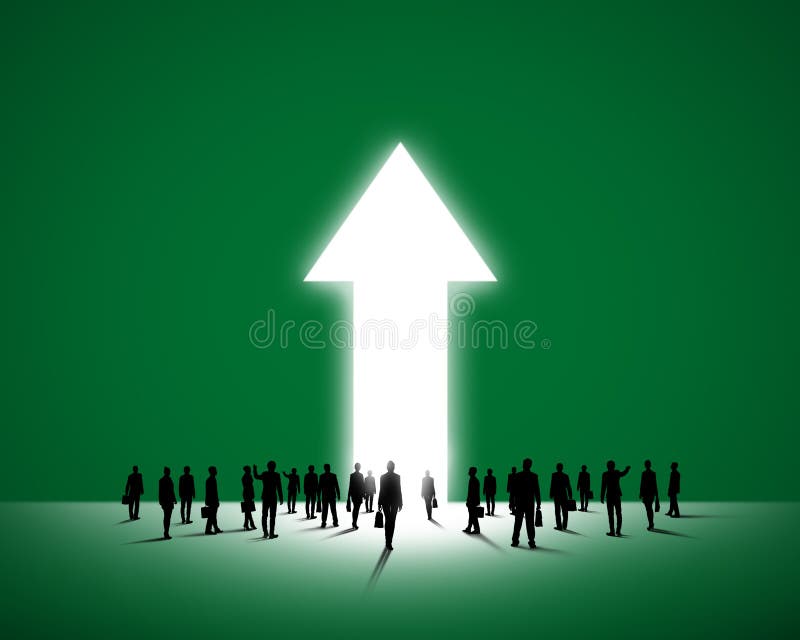 Concept of Growth and Progress Stock Illustration - Illustration of ...