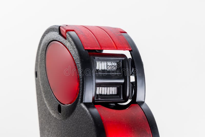 2026 Concept of Handheld Pricing Label Gun with Red and Black Design ...