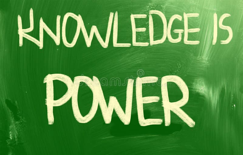 Knowledge is Power Concept stock image. Image of education - 40576401