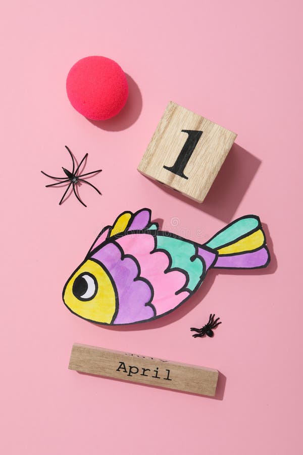 Concept of Happy 1 April Fools Day Stock Image - Image of joking, flat ...