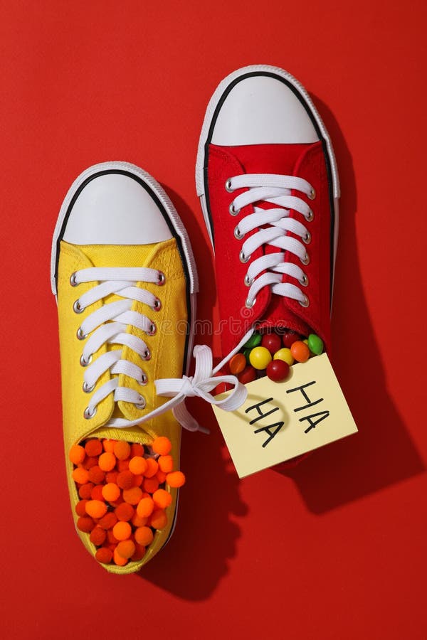 Concept of Happy 1 April Fools Day Stock Photo - Image of sign ...