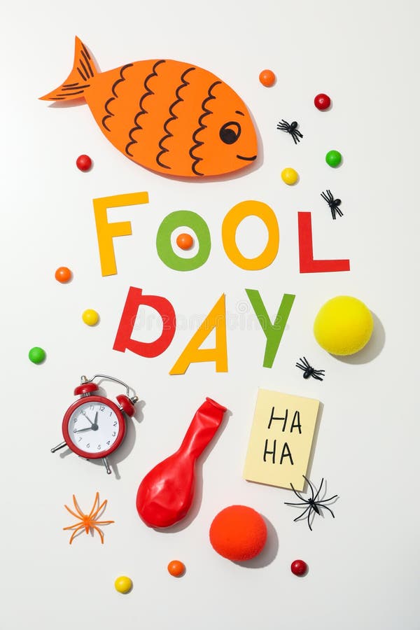 Concept of Happy 1 April Fools Day Stock Illustration - Illustration of ...