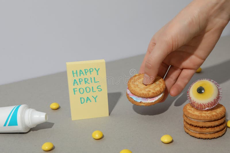 Concept of Happy 1 April Fools Day Stock Photo - Image of joking, april ...