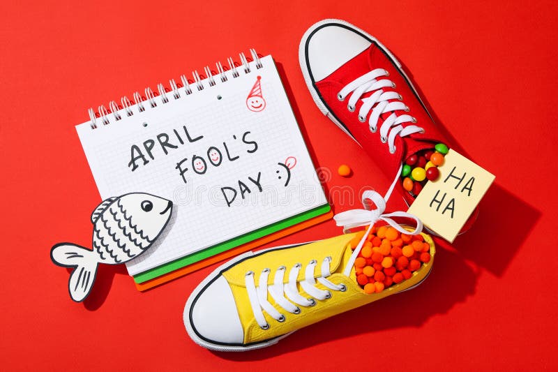 Concept of Happy 1 April Fools Day Stock Image - Image of joking ...